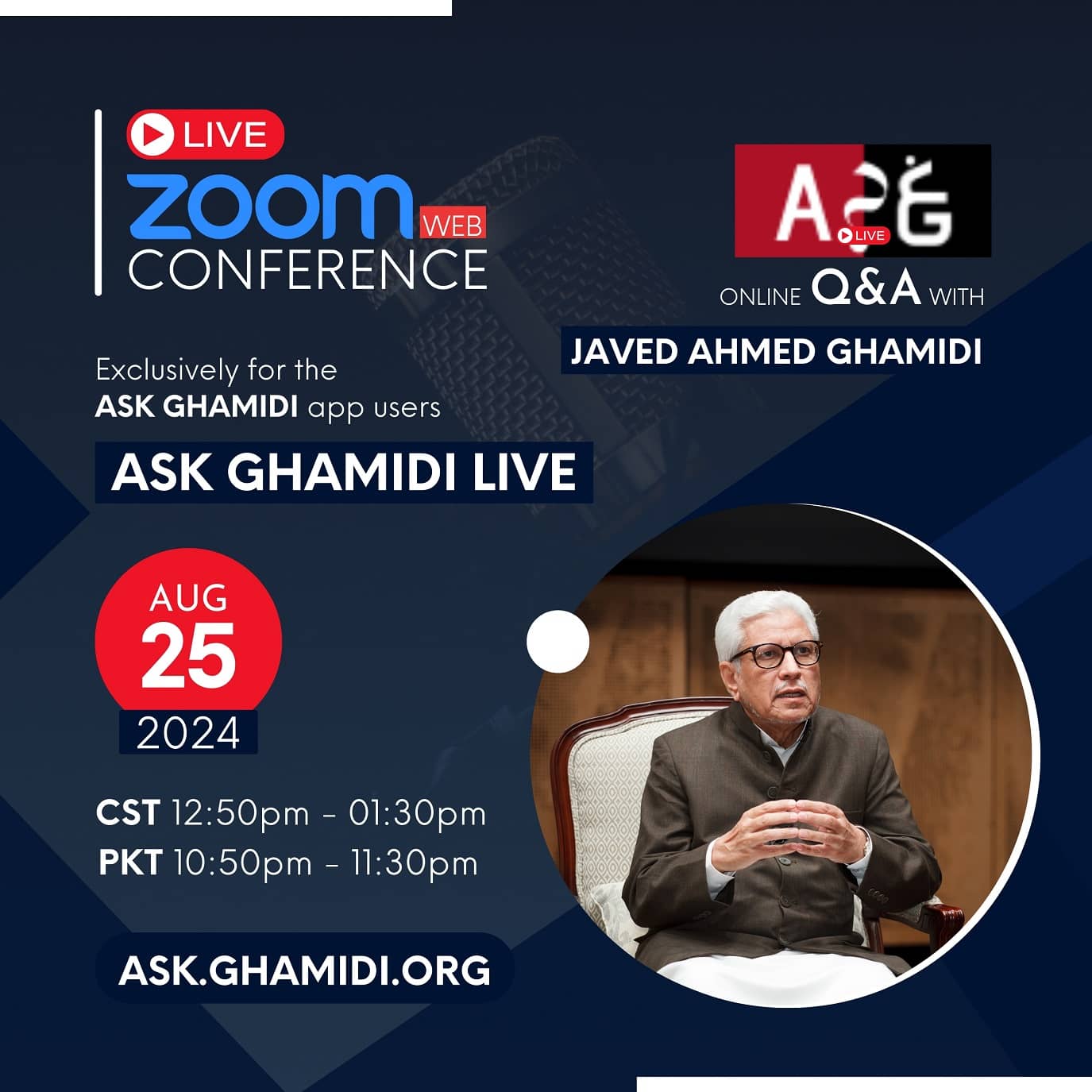 Ask Ghamidi Live - Ghamidi Center of Islamic Learning